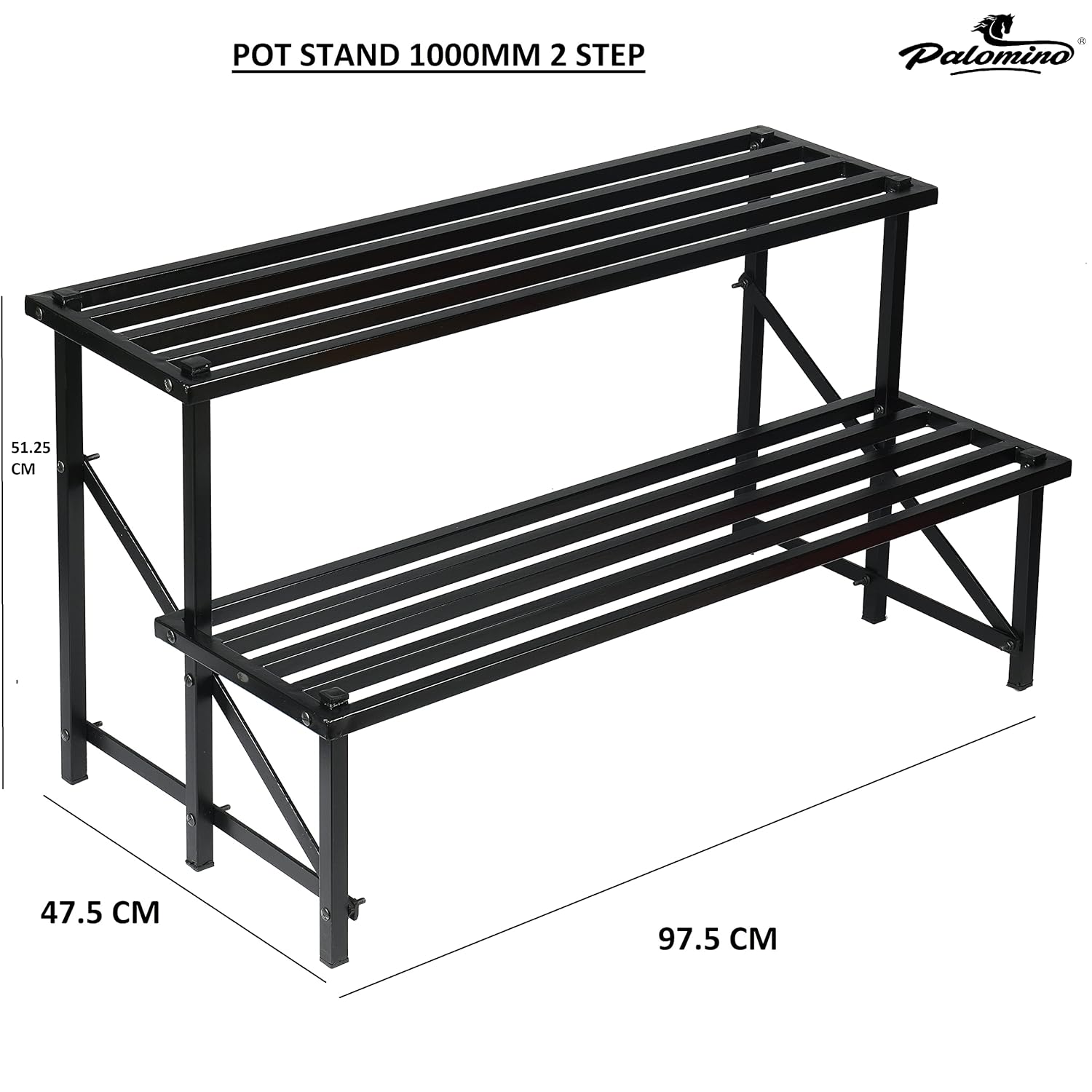 Palomino Indoor/Outdoor Flower Pot Stand Plant Stand Gamla Stand Pot ...