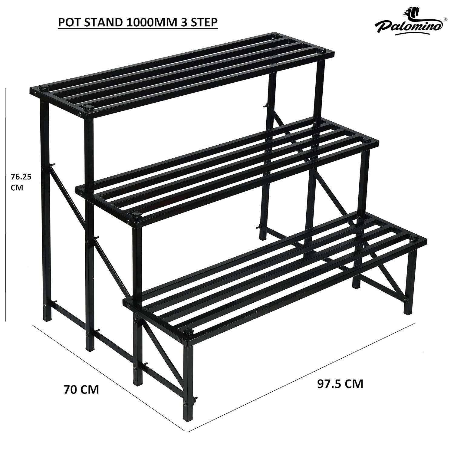 Palomino Indoor/Outdoor Flower Pot Stand Plant Stand Gamla Stand Pot ...